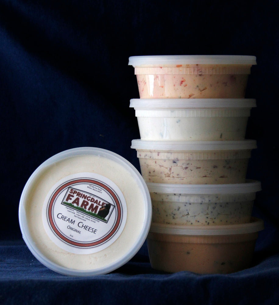 8 oz Fresh Cream Cheese - Maine Made, Farm Fresh Cheese – Springdale ...